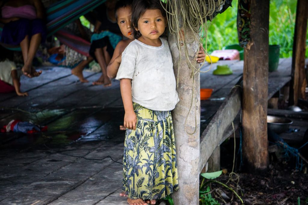 Daily Life of Warao Indians in Venezuelan Jungle