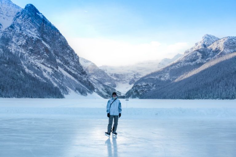 Epic Places for Ice Skating in Banff & Canmore (+Video)