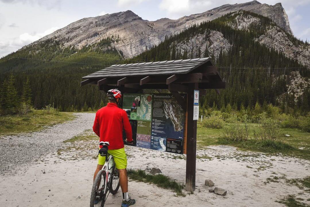 Legacy trail, biking from Banff to Canmore with an adventurous twist