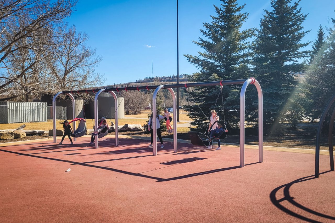 Shouldice Park Playground, the Biggest Outdoor Playground
