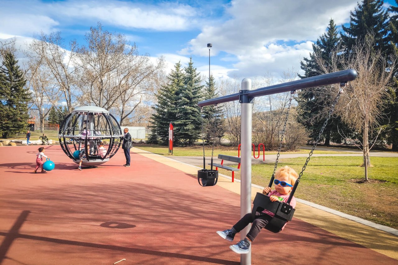 Shouldice Park Playground, the Biggest Outdoor Playground