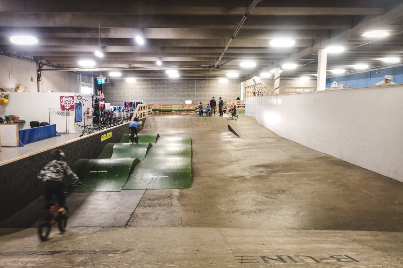 B-Line Indoor Bike Park (permanently closed in 2024)