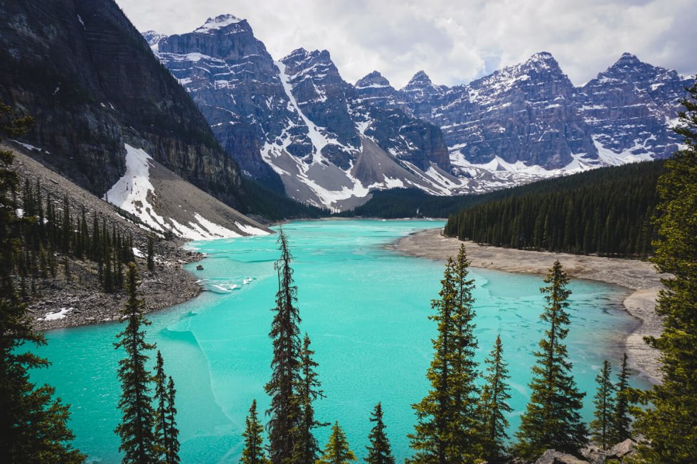 Biking to Moraine Lake, the Most Beautiful Lake in Canada