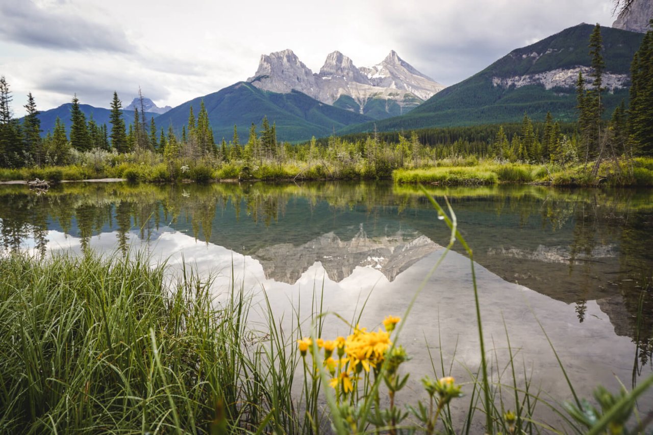 How to Find the Best View of Three Sisters, Canmore