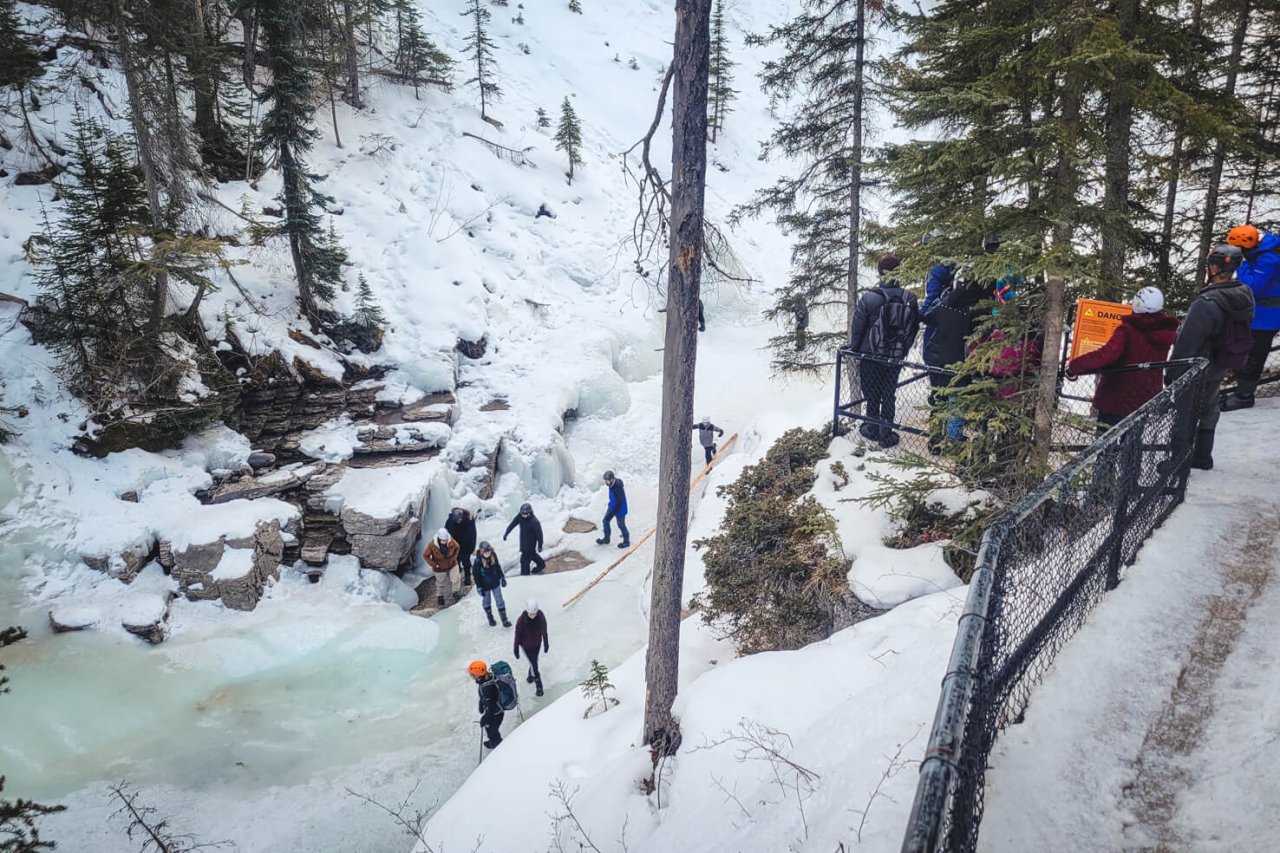 Maligne Canyon Icewalk in Jasper National Park